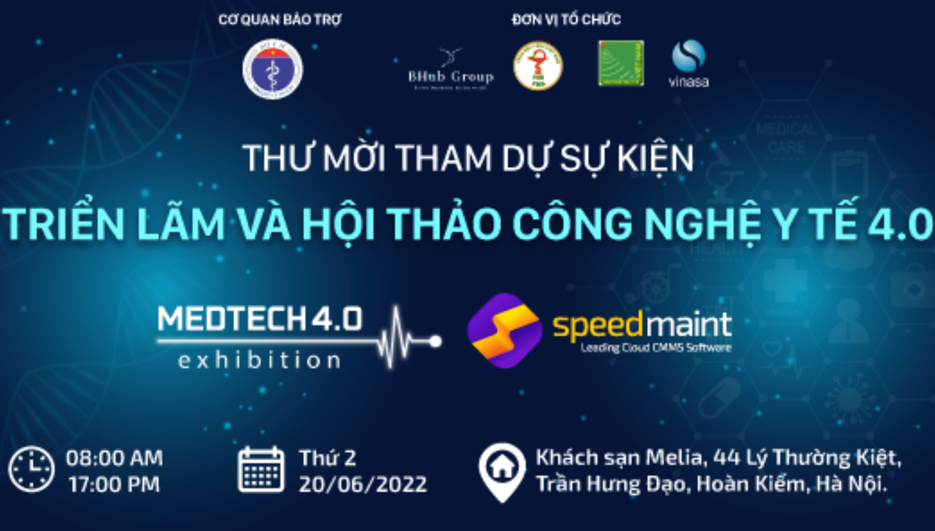 SpeedMaint góp mặt trong sự kiện hàng đầu MedTech 4.0: Kết nối Công ...