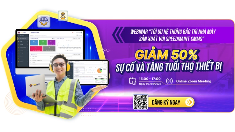 Phần mềm quản lý bảo trì SpeedMaint - Leading Cloud CMMS Software