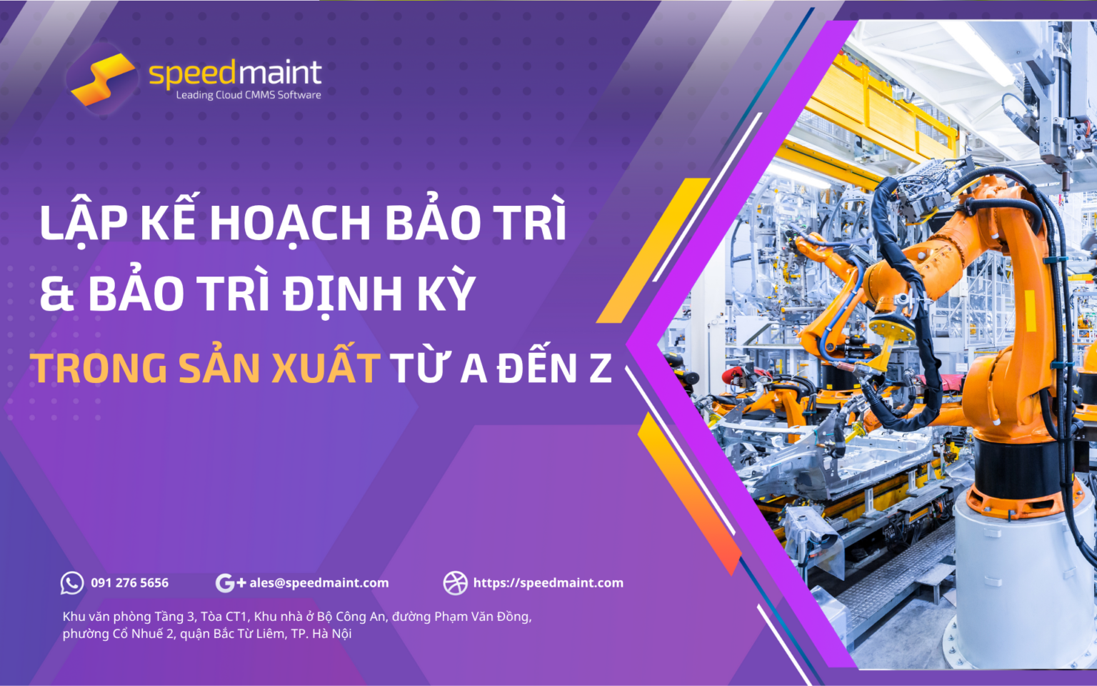 Lập kế hoạch bảo trì và bảo trì định kỳ trong sản xuất từ A đến Z